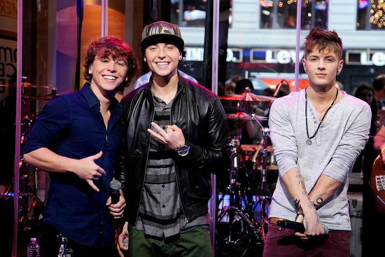 Emblem3 Keaton Stromberg Wesley Stromberg Drew Editorial Stock Photo ...