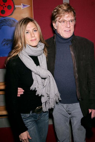 Jennifer Aniston Robert Redford Friends Money Editorial Stock Photo ...