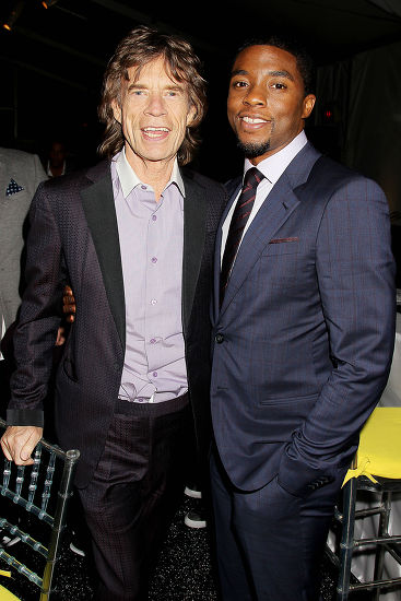 Mick Jagger Chadwick Boseman Editorial Stock Photo - Stock Image ...