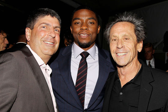 Jeff Shell Chadwick Boseman Brian Grazer Editorial Stock Photo - Stock ...