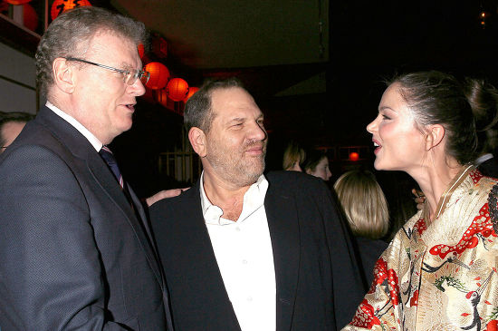 Howard Stringer Harvey Weinstein Girlfriend Editorial Stock Photo ...