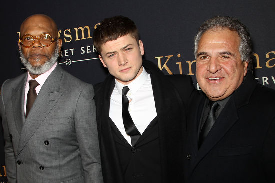 Samuel L Jackson Taron Egerton Jim Editorial Stock Photo - Stock Image ...