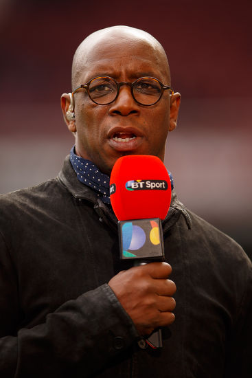 Bt Sport Commentator Ian Wright During Editorial Stock Photo - Stock ...
