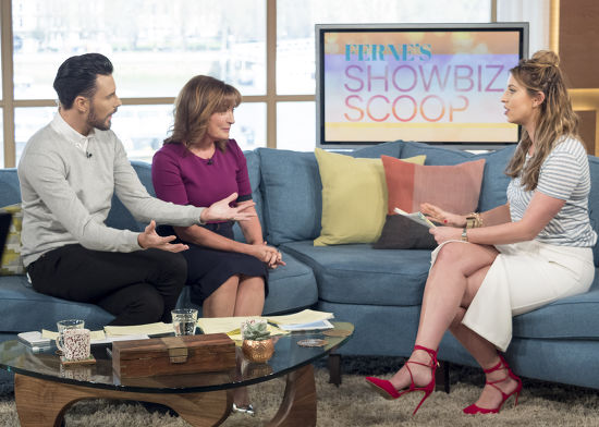 Rylan Clark Lorraine Kelly Ferne Mccann Editorial Stock Photo - Stock ...