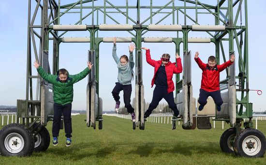 Curragh Racecourse Over 500 School Kids Editorial Stock Photo - Stock ...