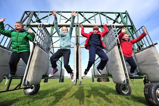 Curragh Racecourse Over 500 School Kids Editorial Stock Photo - Stock ...