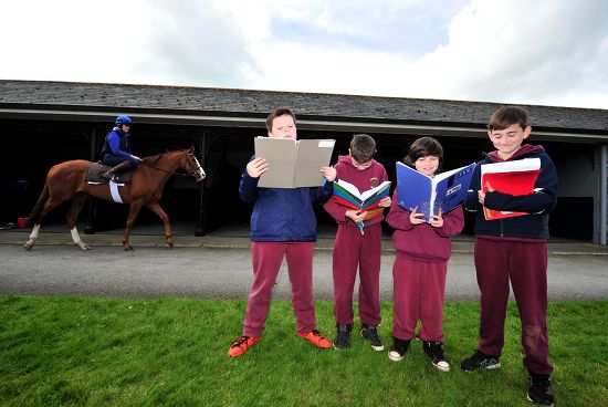 Curragh Racecourse Over 500 School Kids Editorial Stock Photo - Stock ...