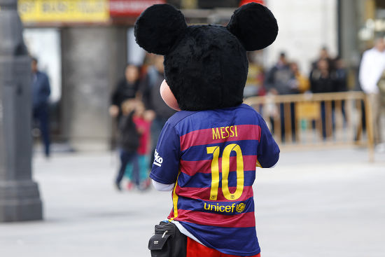 Lionel Messi Mascot Plaza Del Sol Editorial Stock Photo - Stock Image ...