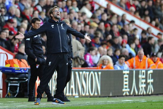 Liverpool Manager Jurgen Klopp Gets Animated Editorial Stock Photo ...