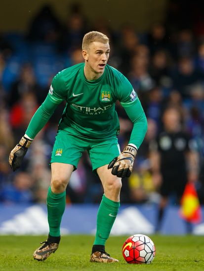 Goalkeeper Joe Hart Manchester City During Editorial Stock Photo ...