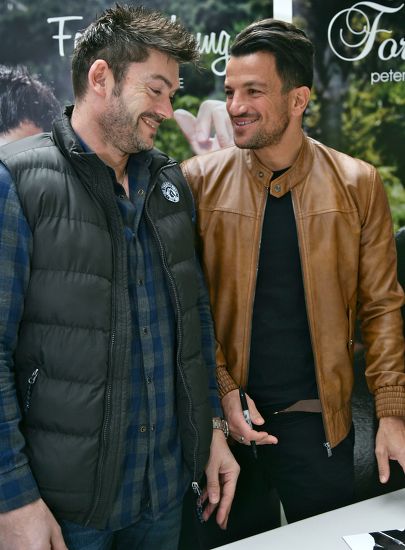 Peter Andre His Pa Robin Gandy Editorial Stock Photo - Stock Image ...