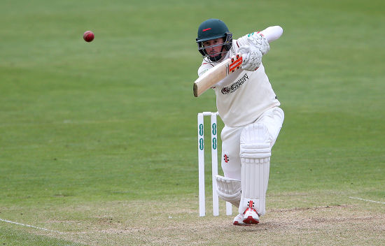 Angus Robson Leicestershire Batting Editorial Stock Photo - Stock Image ...