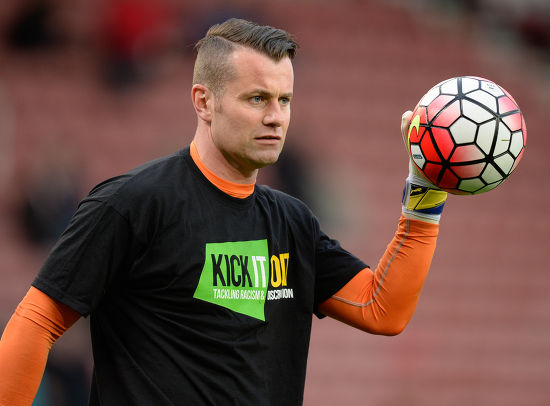 Stoke City Goalkeeper Shay Given Warmsup Editorial Stock Photo - Stock ...