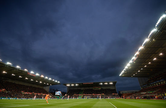 Stoke City Goalkeeper Shay Given Clears Editorial Stock Photo - Stock ...