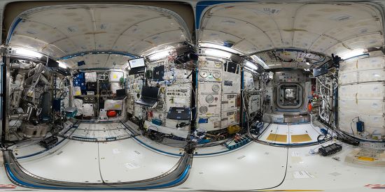 International Space Stations Sixth Module Columbus Editorial Stock ...