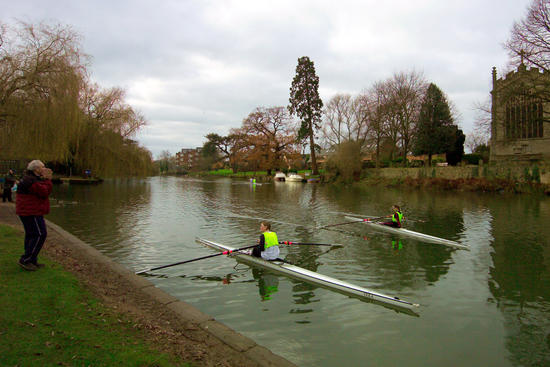 Rowers Under Instruction On River Avon Editorial Stock Photo - Stock ...