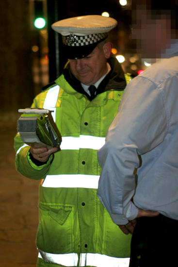 Driver Being Breathalysed By Police Editorial Stock Photo - Stock Image ...