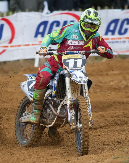 Matt Burrows 11 Riding Fus Husqvarna Editorial Stock Photo - Stock ...