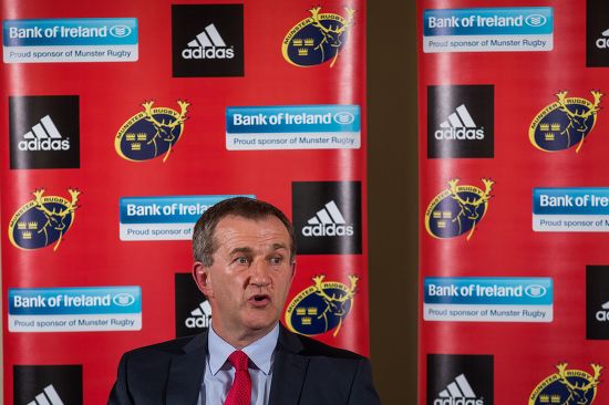 Munster Rugby Ceo Garrett Fitzgerald Editorial Stock Photo - Stock ...