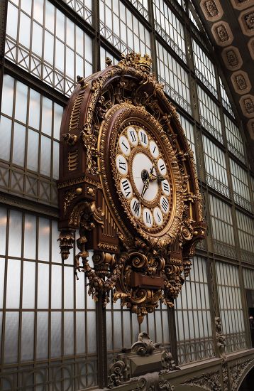 Large Clock Musee Dorsay Paris France Editorial Stock Photo - Stock ...