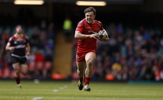 Steff Evans Scarlets Runs Score Try Editorial Stock Photo - Stock Image ...