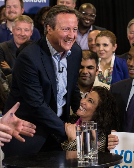 David Cameron Laughs Member Audience After Editorial Stock Photo ...