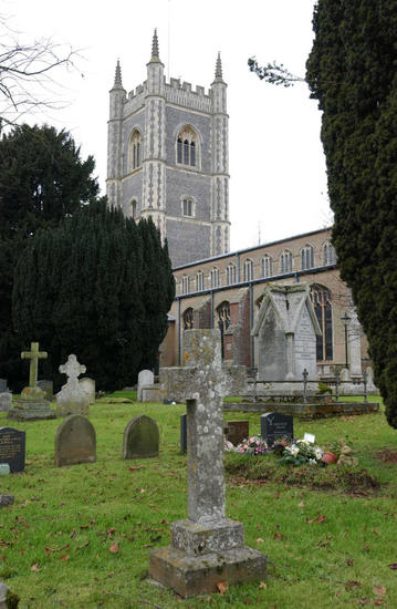 Dedham Parish Church Essex Where Father Editorial Stock Photo - Stock ...