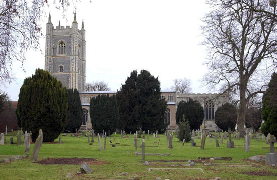 Dedham Parish Church Essex Where Father Editorial Stock Photo - Stock ...