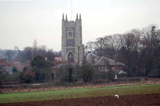 Dedham Parish Church Essex Where Father Editorial Stock Photo - Stock ...