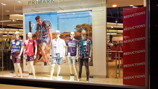 Shop Window Display Primark Store Wood Editorial Stock Photo - Stock ...