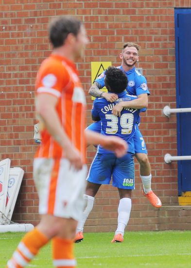 Jon Taylor Peterborough United Celebrates Scoring Editorial Stock Photo ...