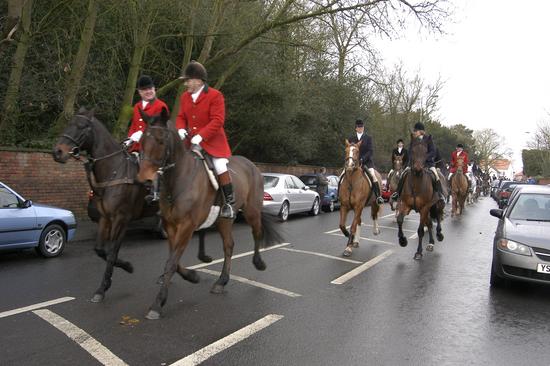 Members Grove Rufford Hunt Editorial Stock Photo - Stock Image ...