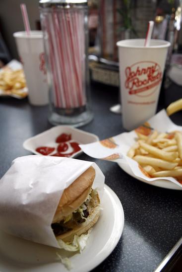Johnny Rockets Hamburger Restaurant Miami Florida Editorial Stock Photo ...