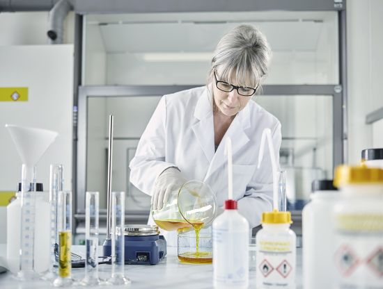 Model Released Female Analytical Chemist Gray Editorial Stock Photo ...