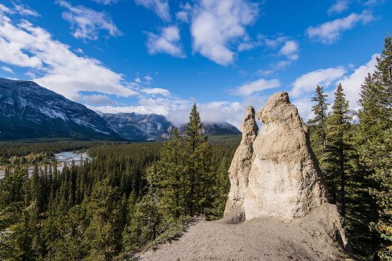 View Bow River Valley Hoodoos Viewpoint Editorial Stock Photo - Stock ...