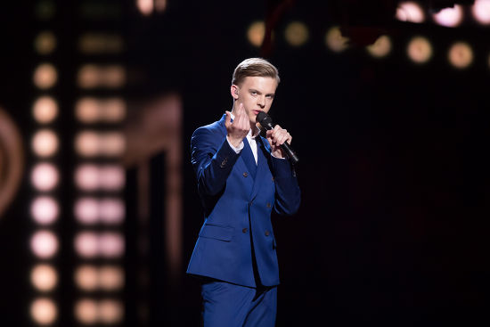 Juri Pootsmann Estonia Performs His Song Editorial Stock Photo - Stock ...