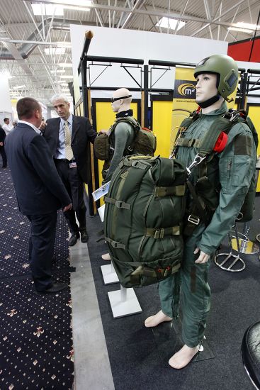 Parachute Equipment Seen Defence Technology Exhibition Editorial Stock ...