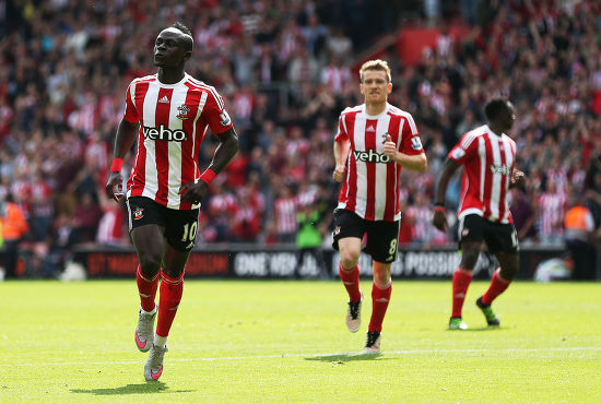 Sadio Mane Southampton Celebrates Scoring Opening Editorial Stock Photo ...