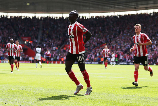 Sadio Mane Southampton Celebrates Scoring Opening Editorial Stock Photo ...