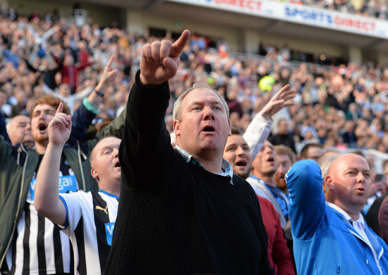Newcastle United Fans Chant Rafa Benitezs Editorial Stock Photo - Stock ...