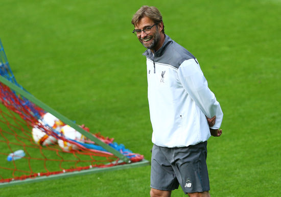 Jurgen Klopp During Liverpool Training Session Editorial Stock Photo ...