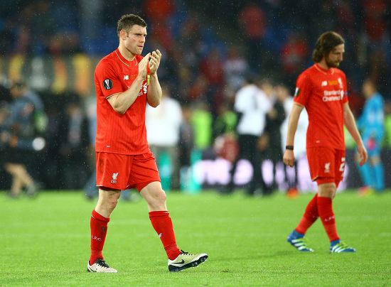 Dejected James Milner Joe Allen Liverpool Editorial Stock Photo - Stock ...
