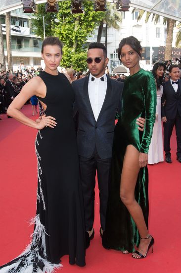 Irina Shayk Lewis Hamilton Liya Kebede Editorial Stock Photo - Stock ...