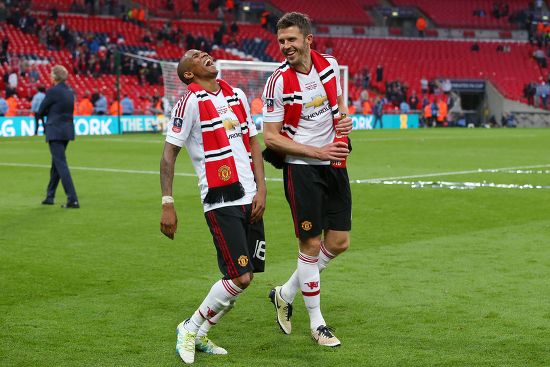 Ashley Young Michael Carrick Manchester United Editorial Stock Photo ...
