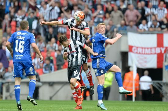 Grimsby Town Defender Shaun Pearson Heads Editorial Stock Photo - Stock ...