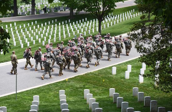 Soldiers 3rd Us Infantry Regiment Walk Editorial Stock Photo - Stock ...