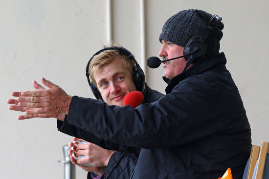 Bbc Radio Commentators Alex Winter L Editorial Stock Photo - Stock ...