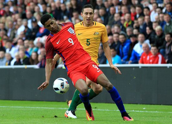Marcus Rashford England Mark Milligan Australia Editorial Stock Photo ...