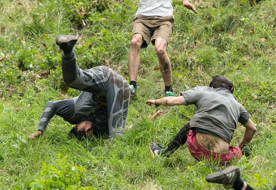 Annual Traditional Cheese Rolling Races Which Editorial Stock Photo ...