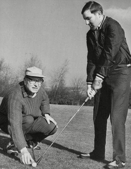 Blind Golfer Derek Slade Being Trained Editorial Stock Photo - Stock ...